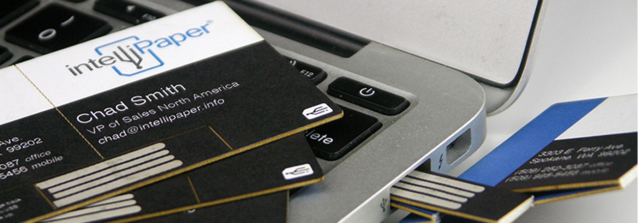 NFC, QR and USB Enabled Business Cards by swivelCard - GoToTags