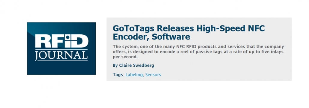 GoToTags Releases High-Speed NFC Tag Encoder Software - GoToTags - NFC ...